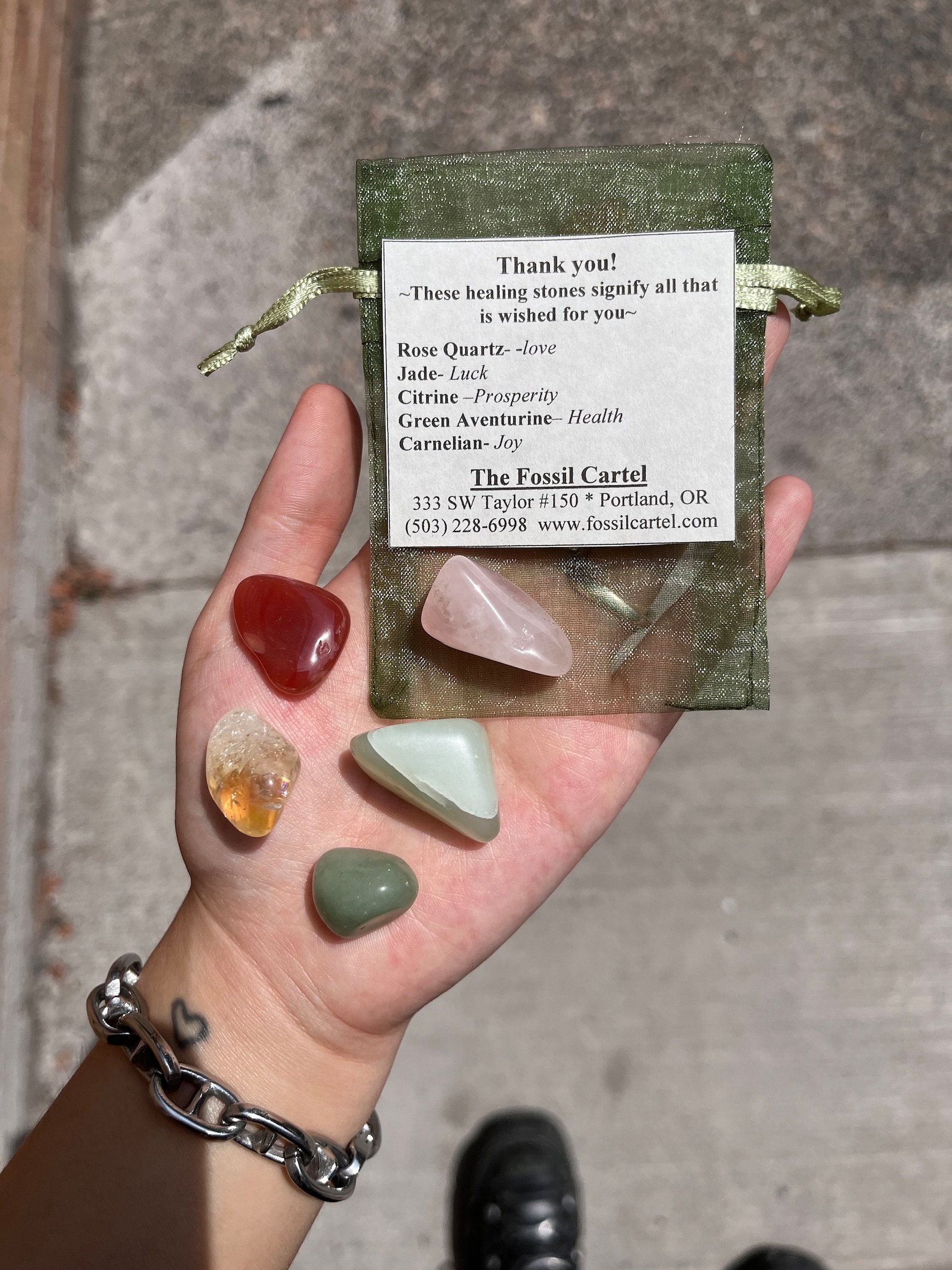 Thank You Stones Healing Pouch - Etsy