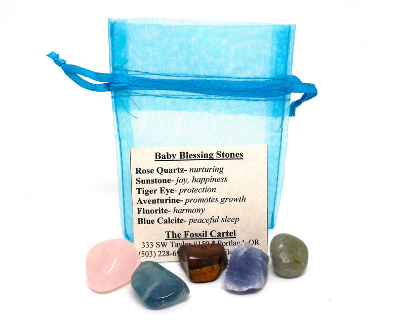 Baby Blessing Stones Healing Pouch | Etsy