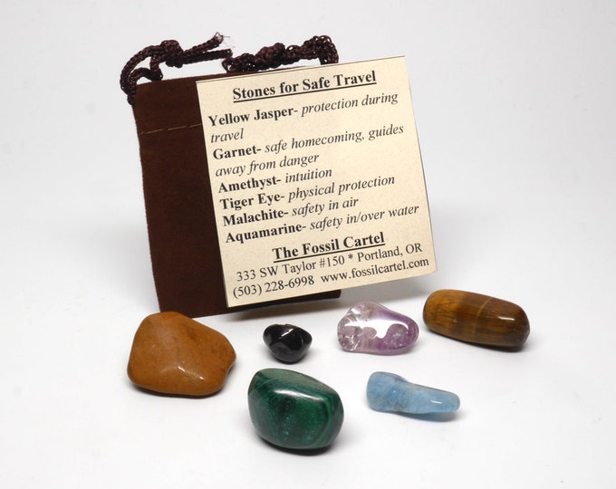Stones for Safe Travels Healing Pouch | Etsy