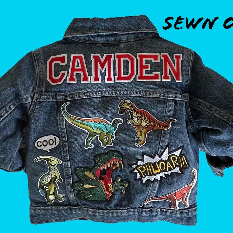 Boys Dinosaur Jean Jacket - Etsy