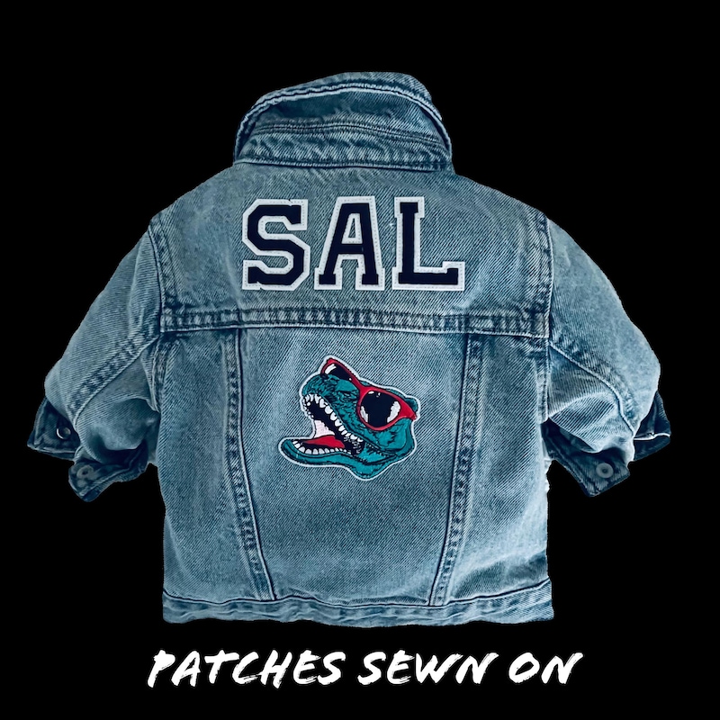 Black Denim Jacket Boys - Etsy