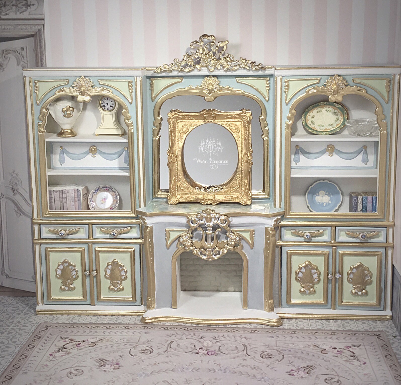 Reserved for J.H.-Dollhouse 3 Gold Frames, 1:12, Ornate, Frame Only ...