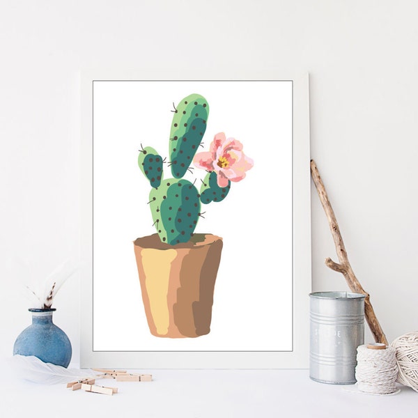 Cactus Theme Room - Etsy