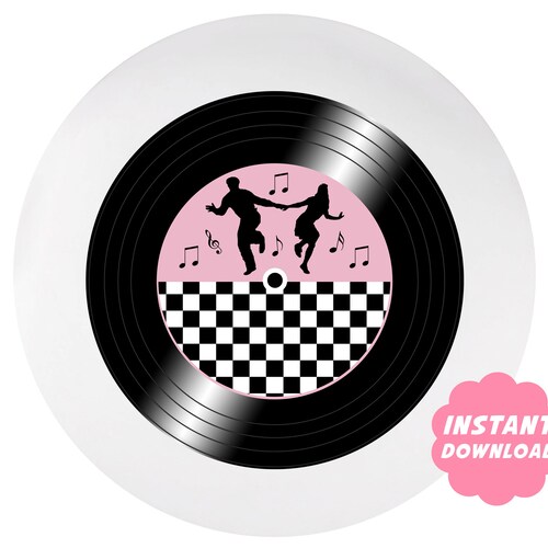 50s Sock Hop Party Sign Instant Download Printable 50s Diner - Etsy