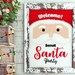 Secret Santa Welcome Sign, INSTANT DOWNLOAD, Printable Poster ...
