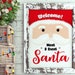 Meet and Greet Santa Welcome Sign, INSTANT DOWNLOAD, Printable Poster ...