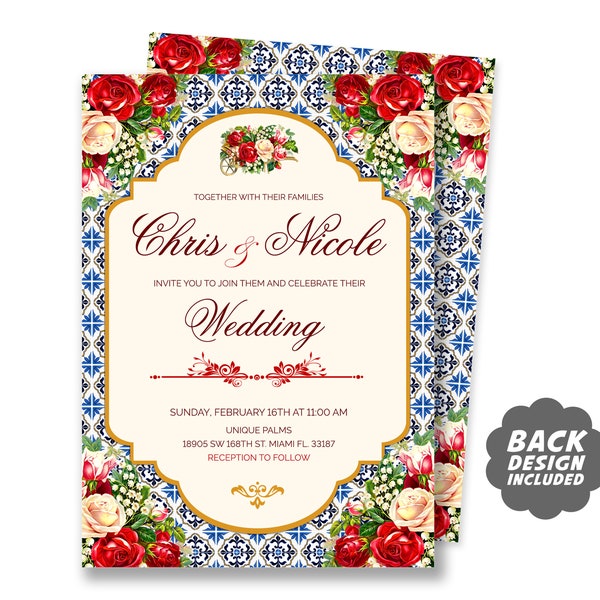 Destination Wedding Invitation Mexico - Etsy