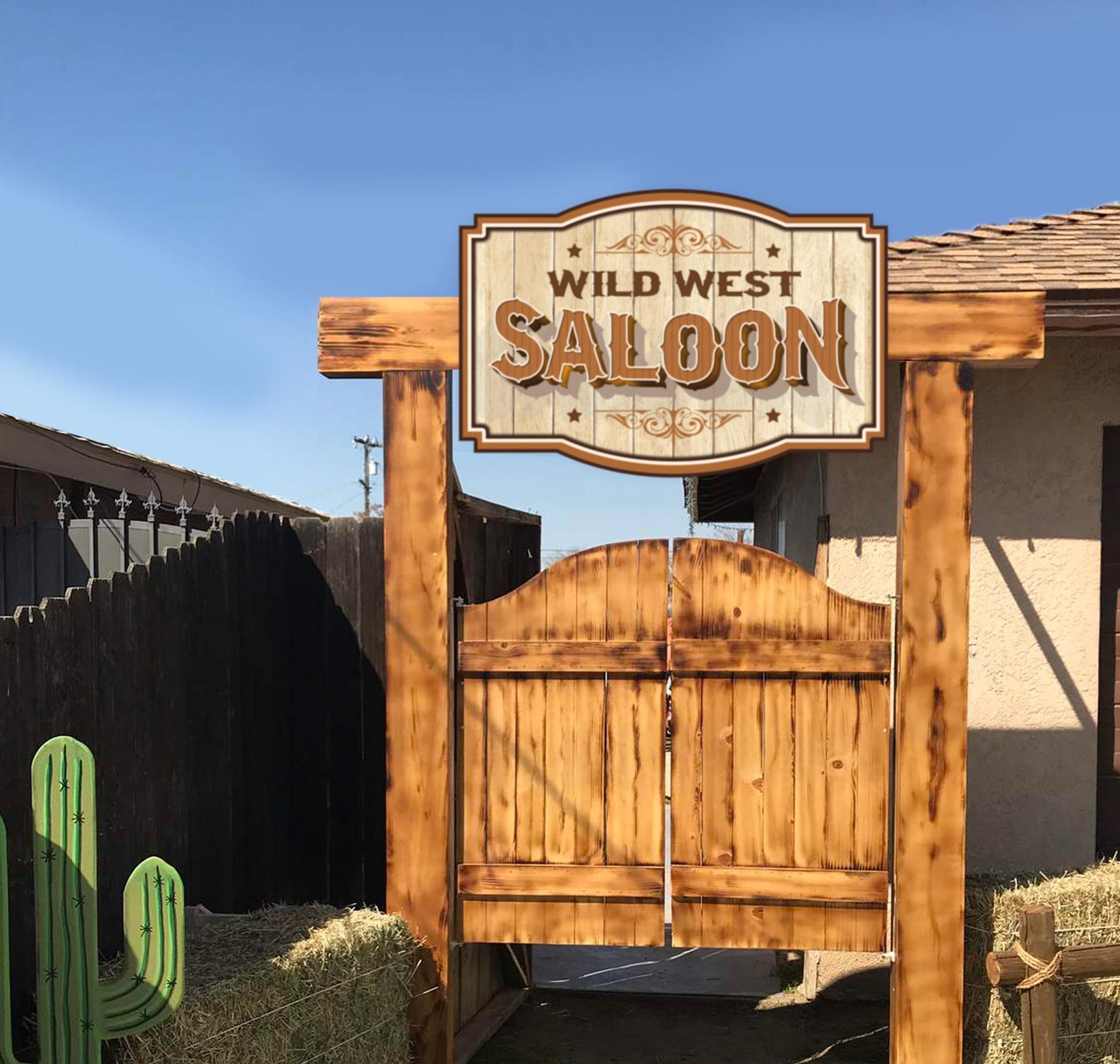 Printable Saloon Sign Perfect for Western Party Entrance, Cowboy Party ...