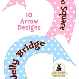 CANDYLAND Party Signs, Digital Files, Candyland Direction Arrows ...