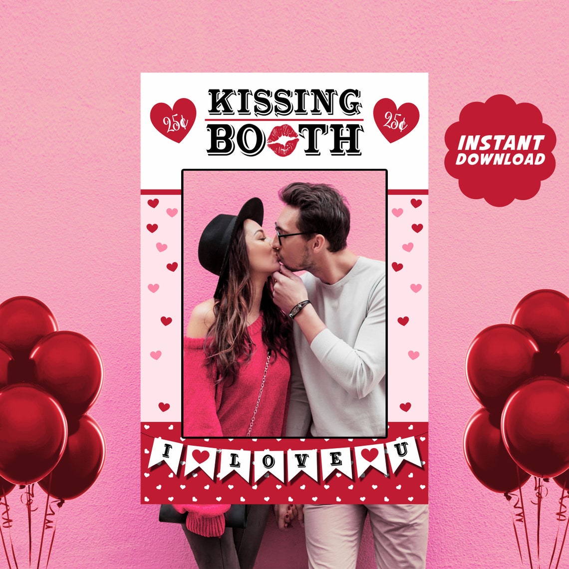 Printable Valentines Day Photo Booth Props Spanish Photo - Etsy