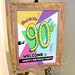 90s Party Welcome Sign, Personalized Birthday Sign, Any Age, Printable ...