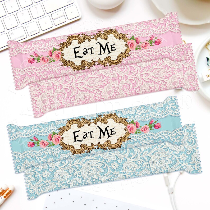 Alice in Wonderland Airhead Wrappers, Instant Download, Printable Candy ...