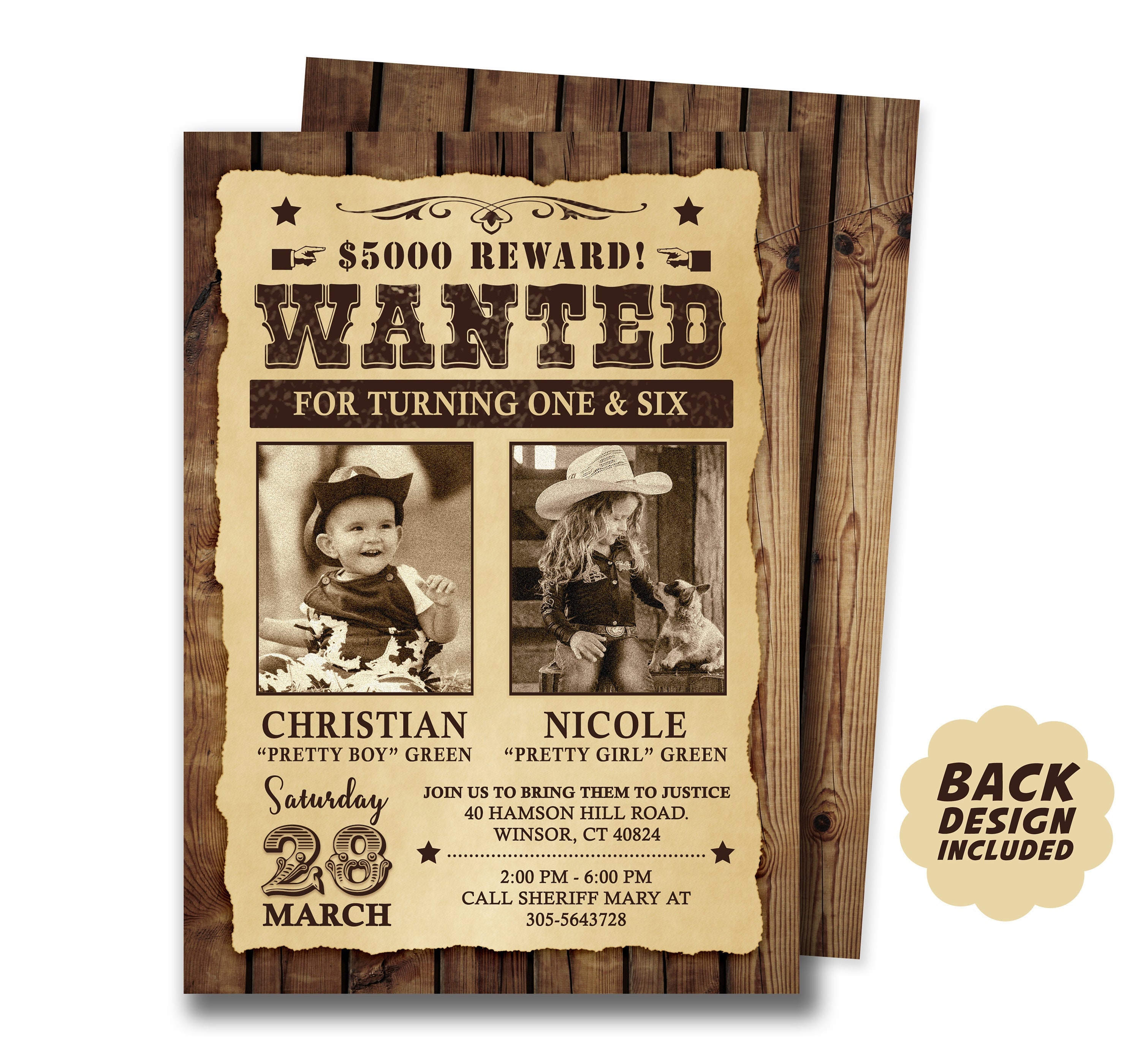 Wild West Printable Welcome Sign Western Birthday Party Any - Etsy