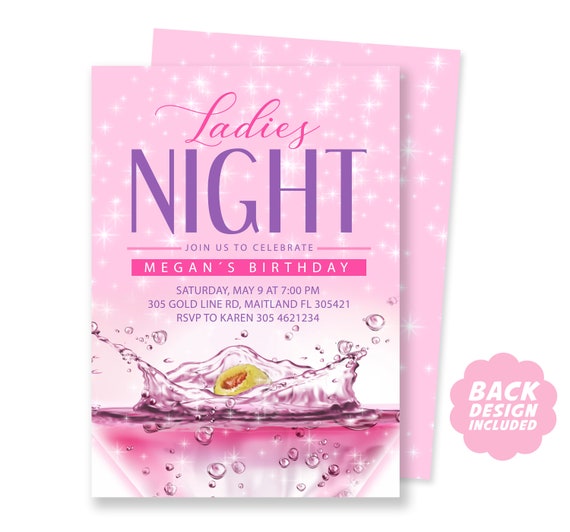 Girls Night Out Invitations Wording