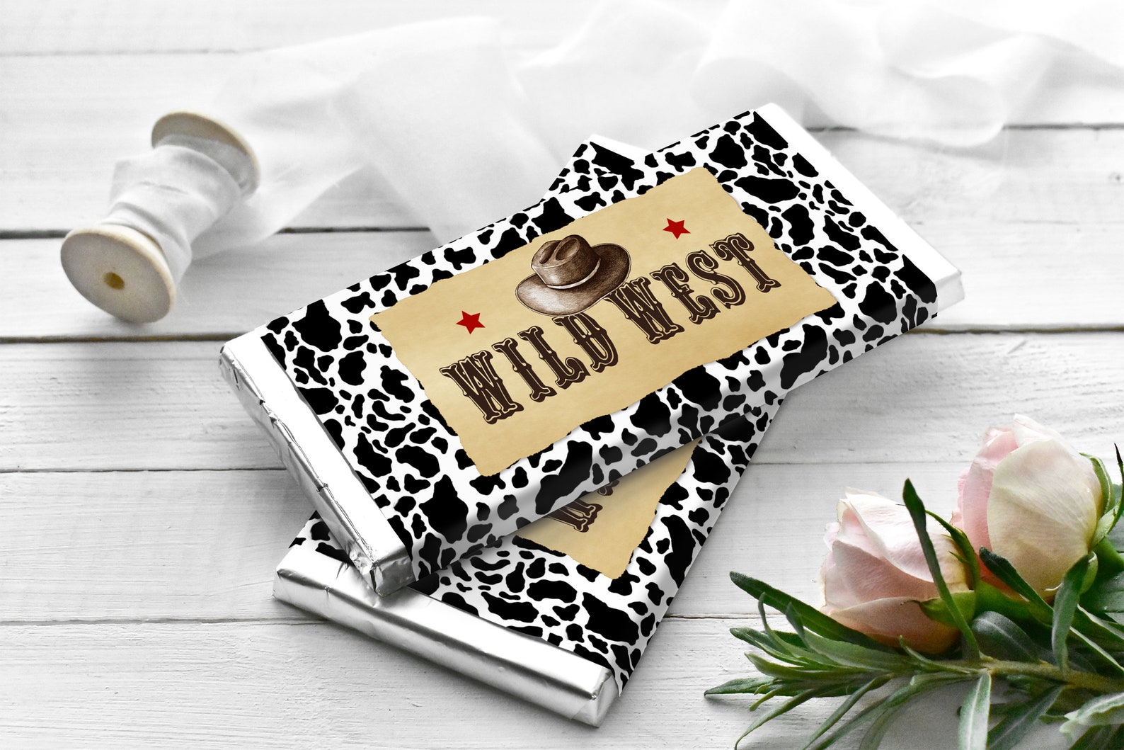 Western Candy Bar Wrappers INSTANT DOWNLOAD Cowboy Party - Etsy