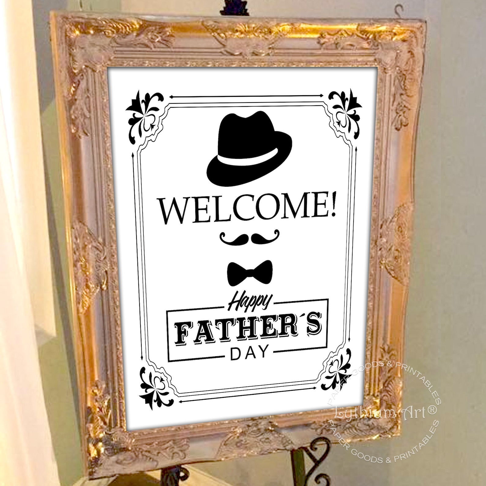Father's Day Welcome Sign Digital File Instant Download - Etsy