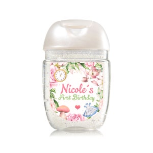 ALICE IN WONDERLAND Lip Balm Labels, Printable Lip Balm Stickers ...