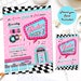50's Sock Hop Invitation, Printable File + Thank You Card - Etsy