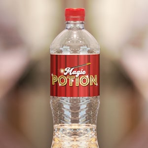Magic Show Bottle Labels, Instant Download Magic Show Labels, Printable ...