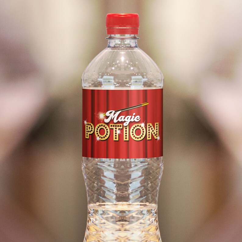 Magic Show Bottle Labels Instant Download Magic Show Labels - Etsy