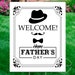 Father's Day Welcome Sign, Digital File, Instant Download - Etsy