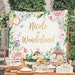 Alice in Wonderland Backdrop Digital Banner for Wonderland - Etsy
