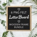 Felt Letter Board PNG Files Bundle 6 PNG Square Letter Board - Etsy