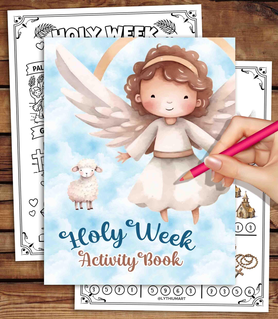Holy Week Activity Book Printable for Kids – 10 Christian Worksheets ...
