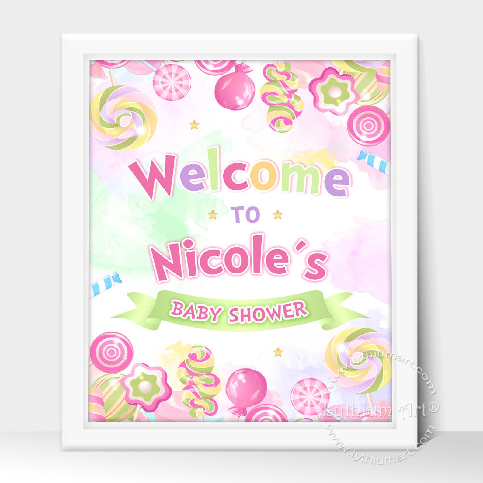 Candyland Toppers INSTANT DOWNLOAD Candy Toppers Sweets | Etsy