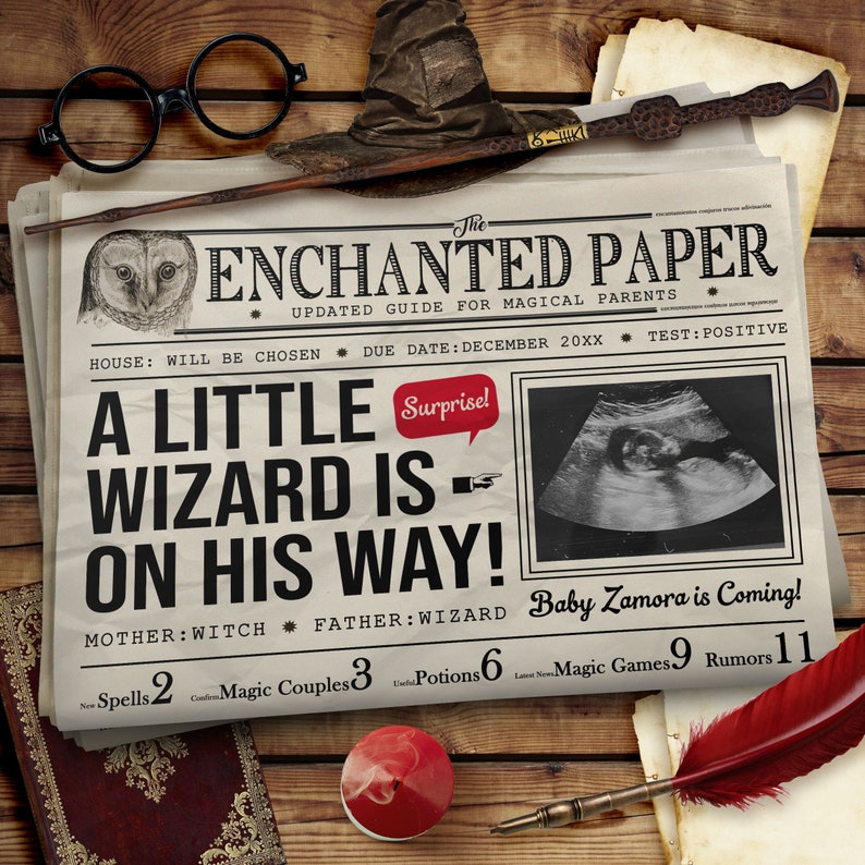 A Little Witch is on Her Way Girl Digital Pregnancy - Etsy