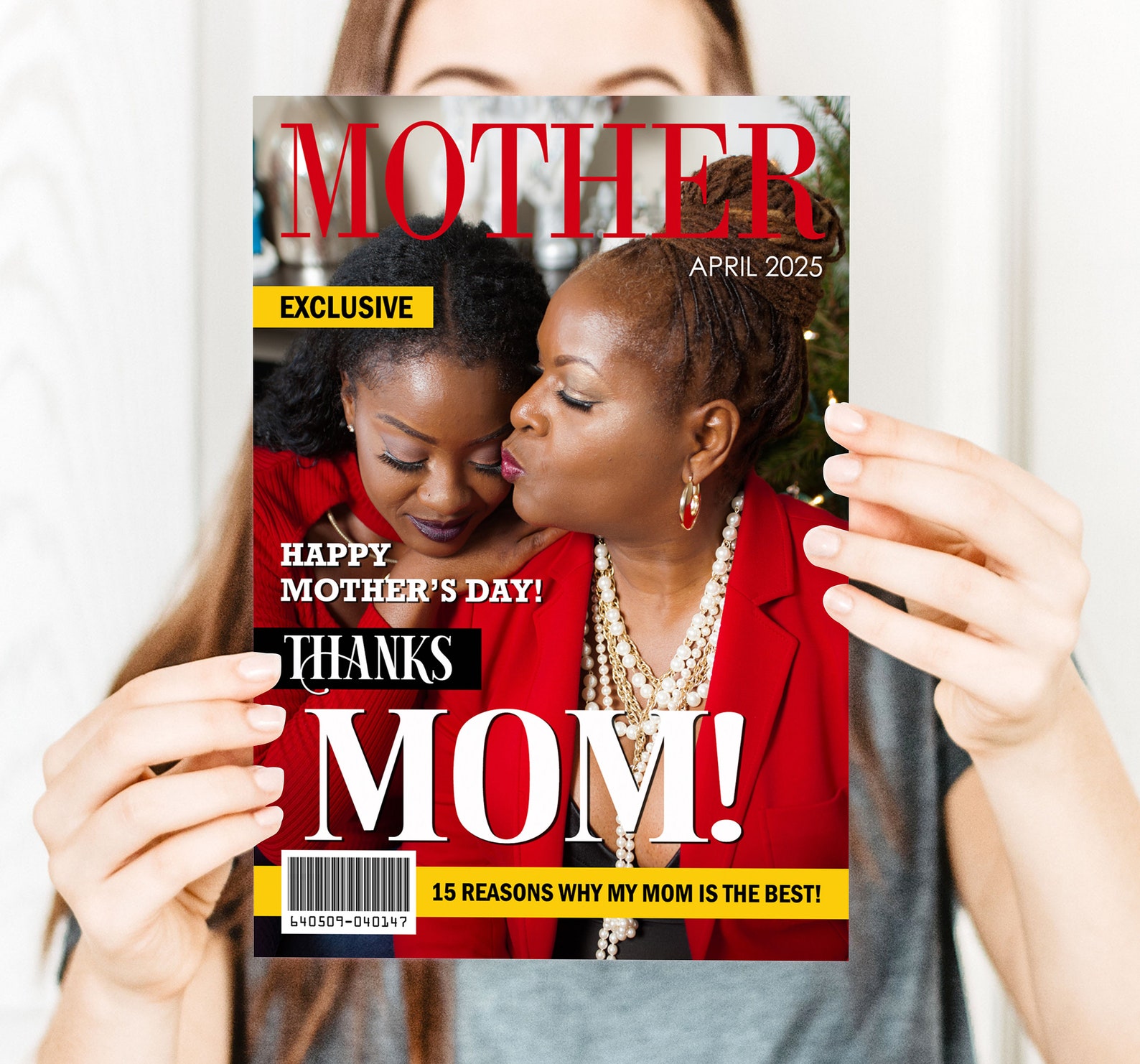 African American Mother's Day Magazine Cover Personalized | Etsy