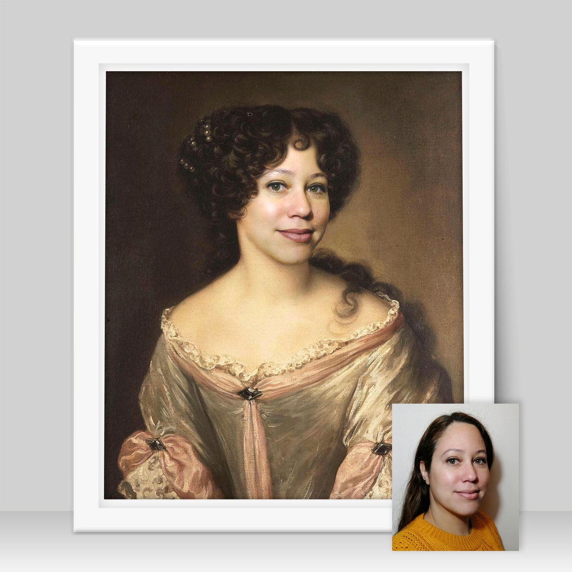 Custom Digital Portrait as Famous Painting Personalized - Etsy