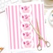 Breast Cancer Awareness Bottle Labels, Printable Pink Floral Bra ...