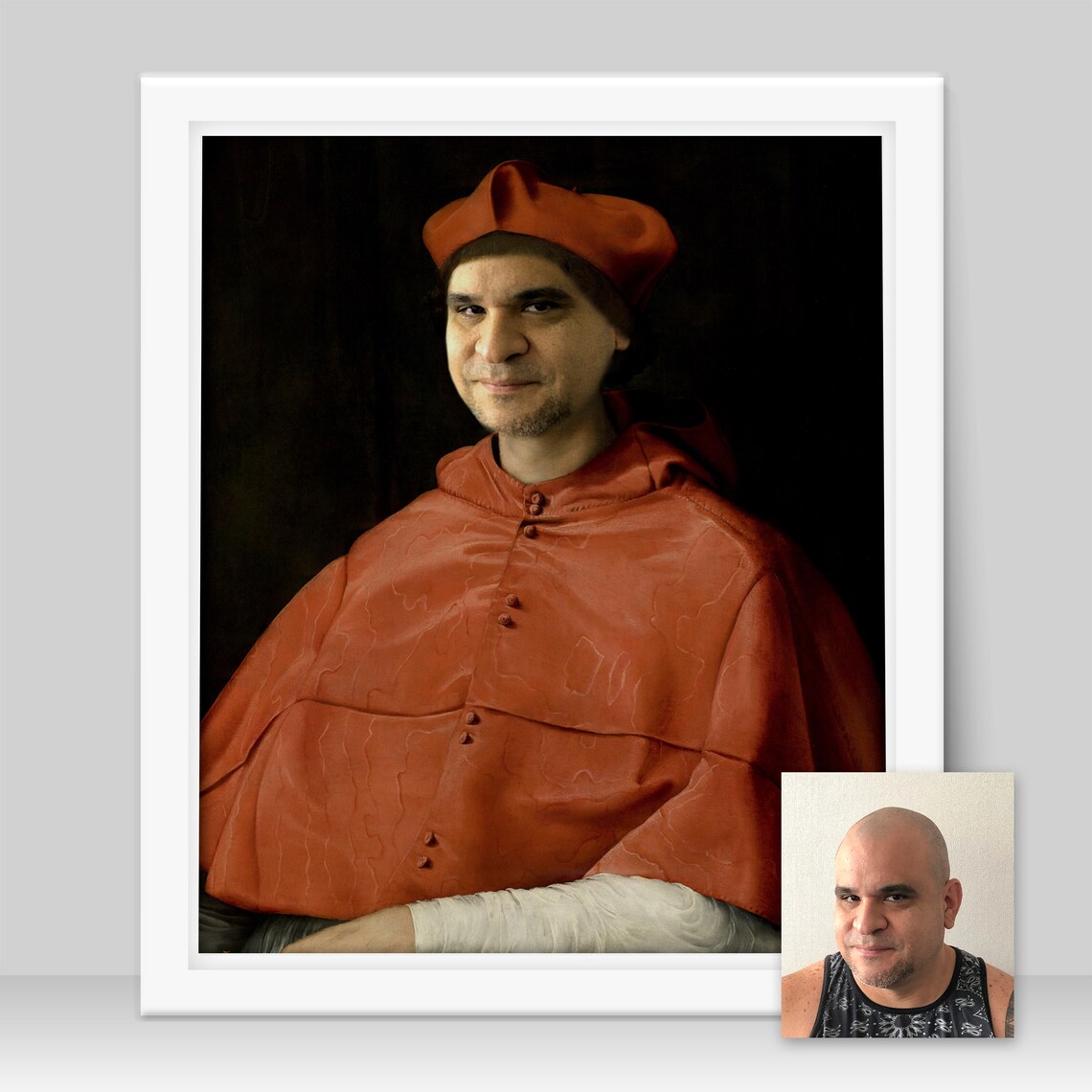 Custom Digital Portrait as Famous Painting, Personalized Historical ...