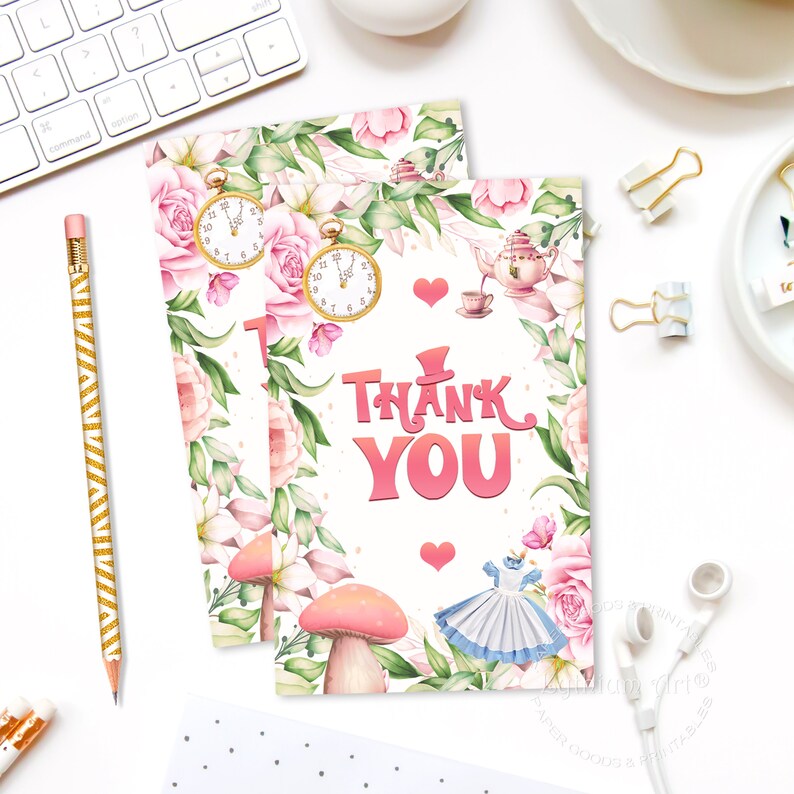 Alice in Wonderland Time Capsule Sign and Matching Note Card - Etsy