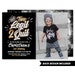 Two Legit 2 Quit Photo Invitation, Printable Invite, Second Birthday ...