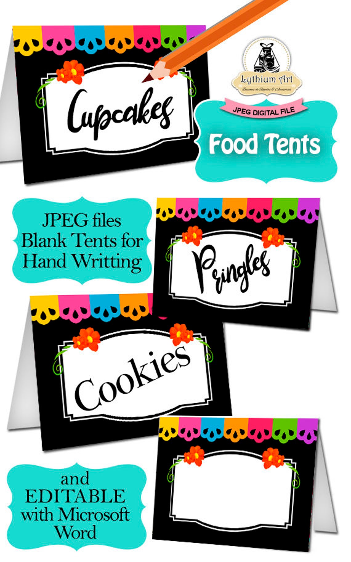 COCO LABELS Coco Decor Kit Coco Toppers Coco Food Tents | Etsy España