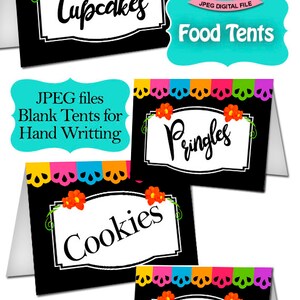 COCO LABELS Coco Decor Kit Coco Toppers Coco Food Tents | Etsy España