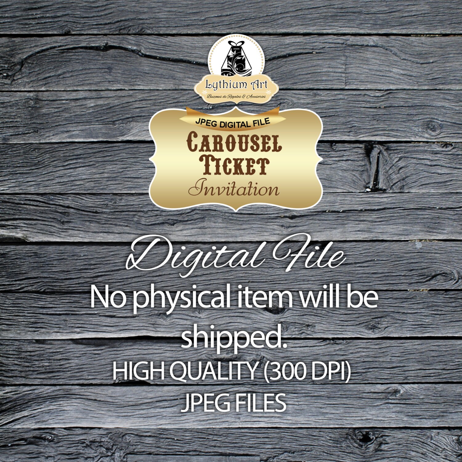 Carousel Invitation Carousel Birthday Invitation Carousel | Etsy