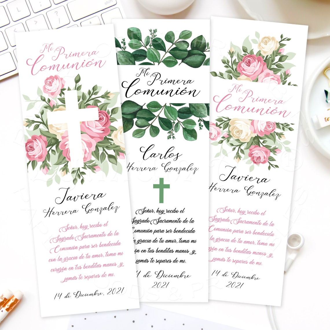 Recuerdos de Primera Comunion PRINTABLE First Holy Communion - Etsy España