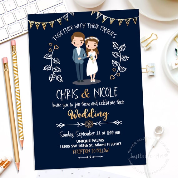 Wedding Reception Cartoon