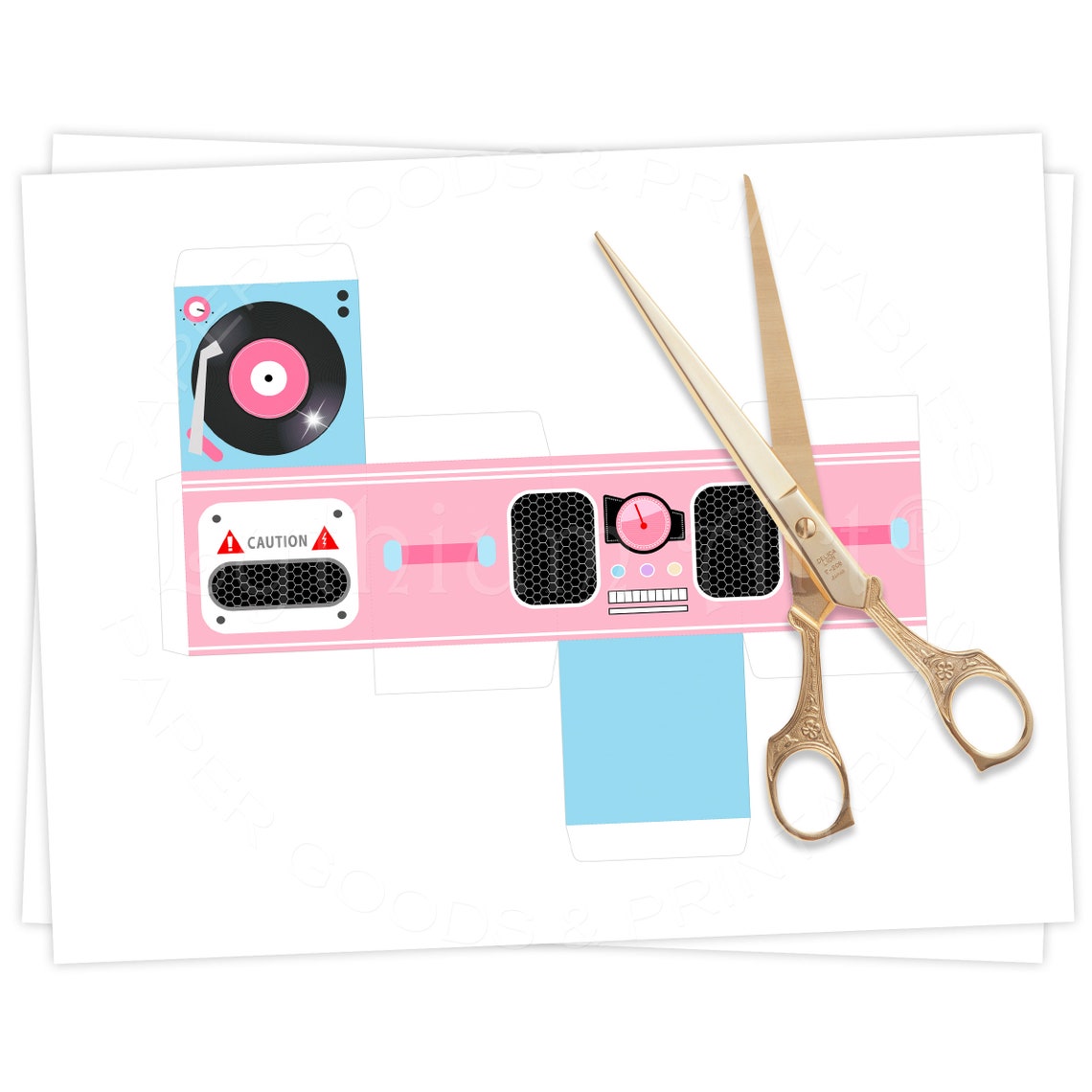 50s Sock Hop Party Favor Box Instant Download Printable Mini - Etsy ...