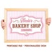 Baking Station Printable Sign, Personalized Party Sign, Cooking Party ...