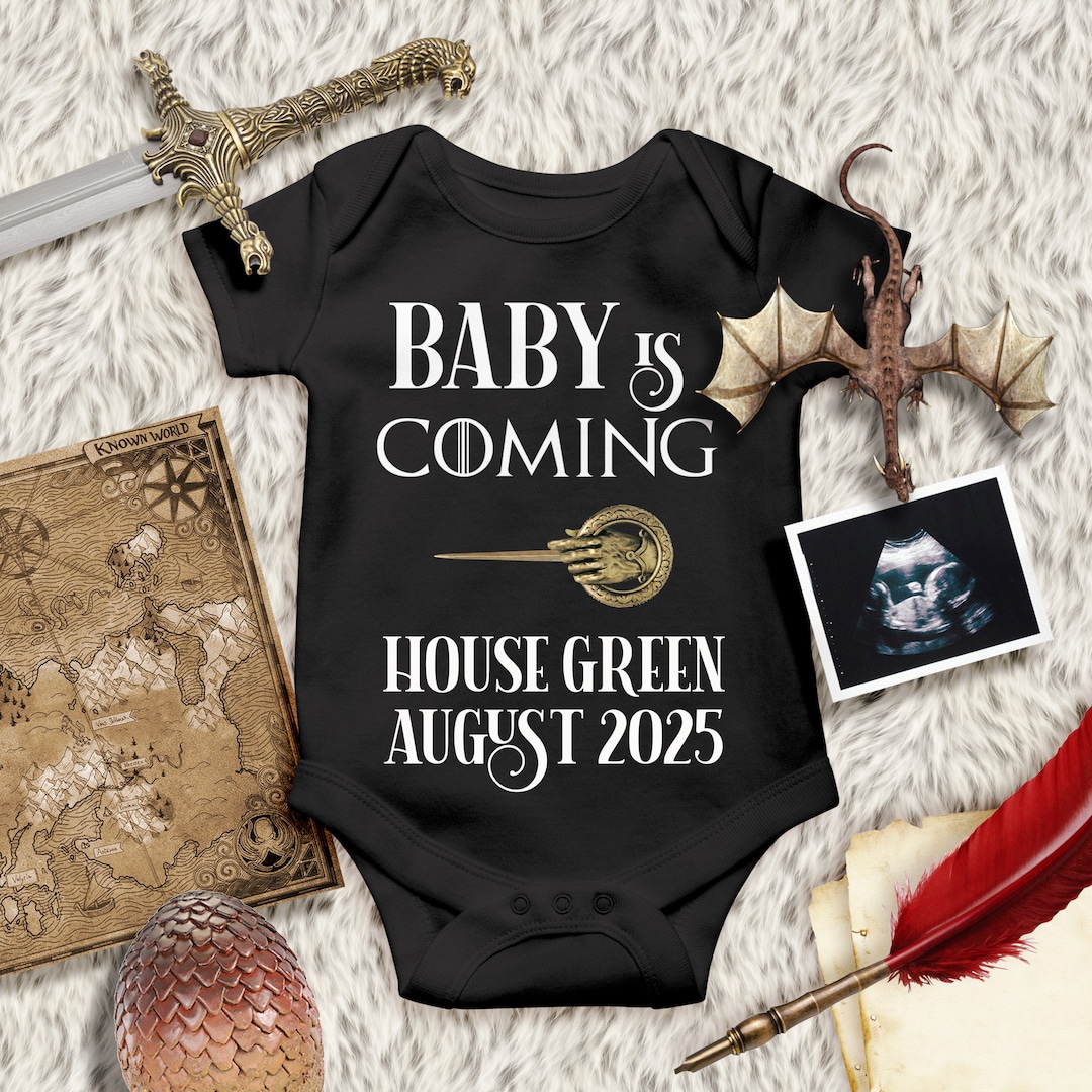 Baby is Coming, Geek Baby Announcement for Social Media, Personalized ...