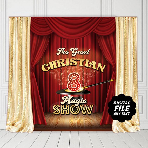 Magic Show Backdrop