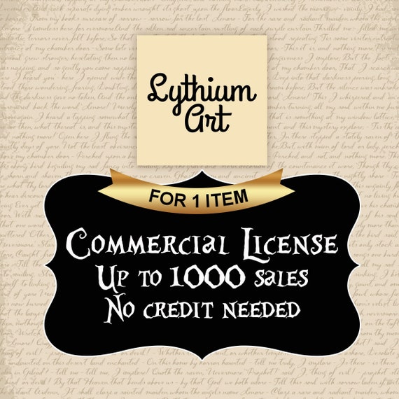 Commercial License, No Credits License, Unlimited Projects, Up to 1000 ...