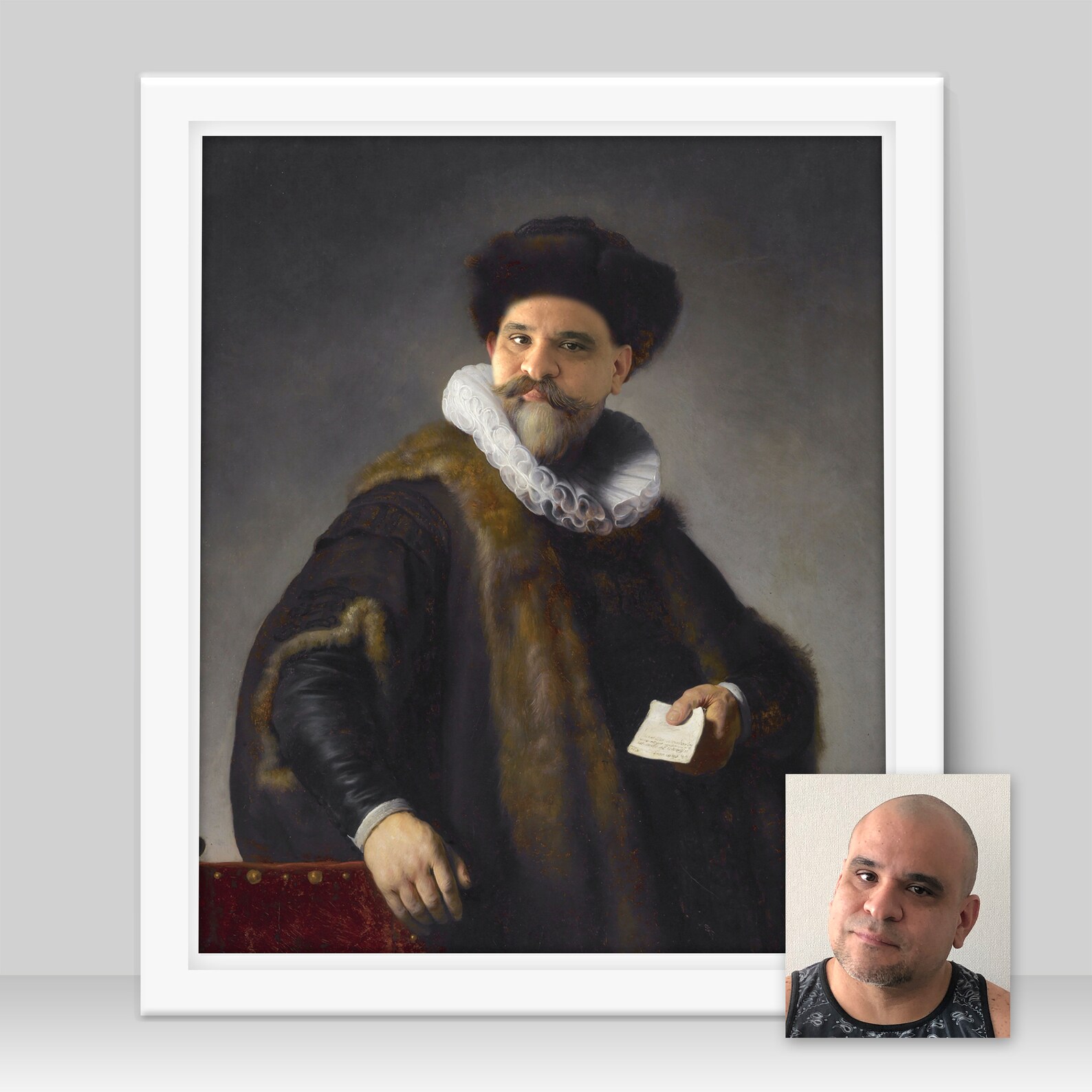 Custom Digital Portrait as Famous Painting, Personalized Historical ...