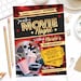 Movie Night Welcome Poster, Instant Download, Viewing Party Sign, Movie ...