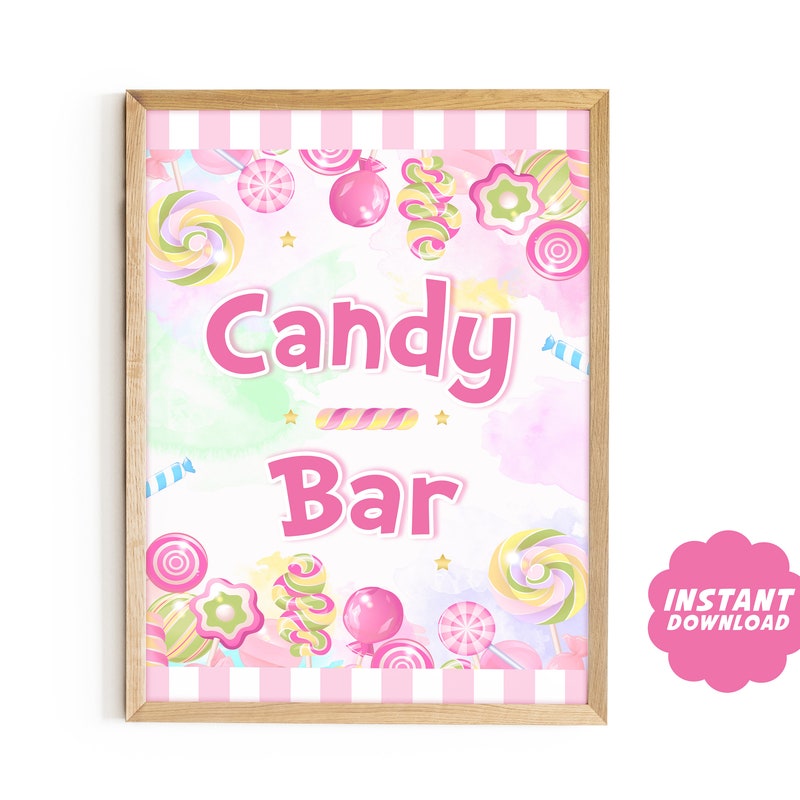 Candyland Printable Signs - Etsy