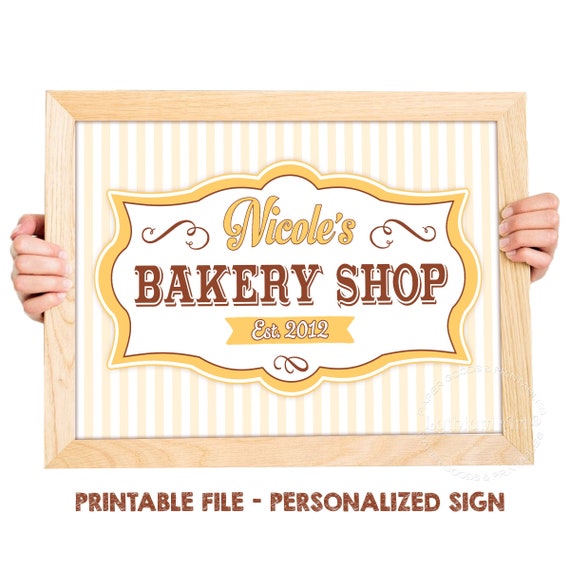 Bakery Sign Printable